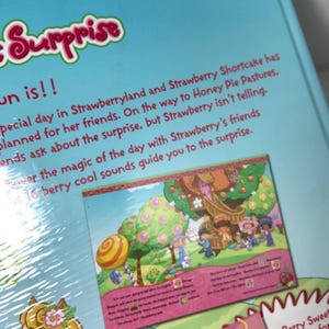 Strawberry Shortcake Talking Book - Etsy