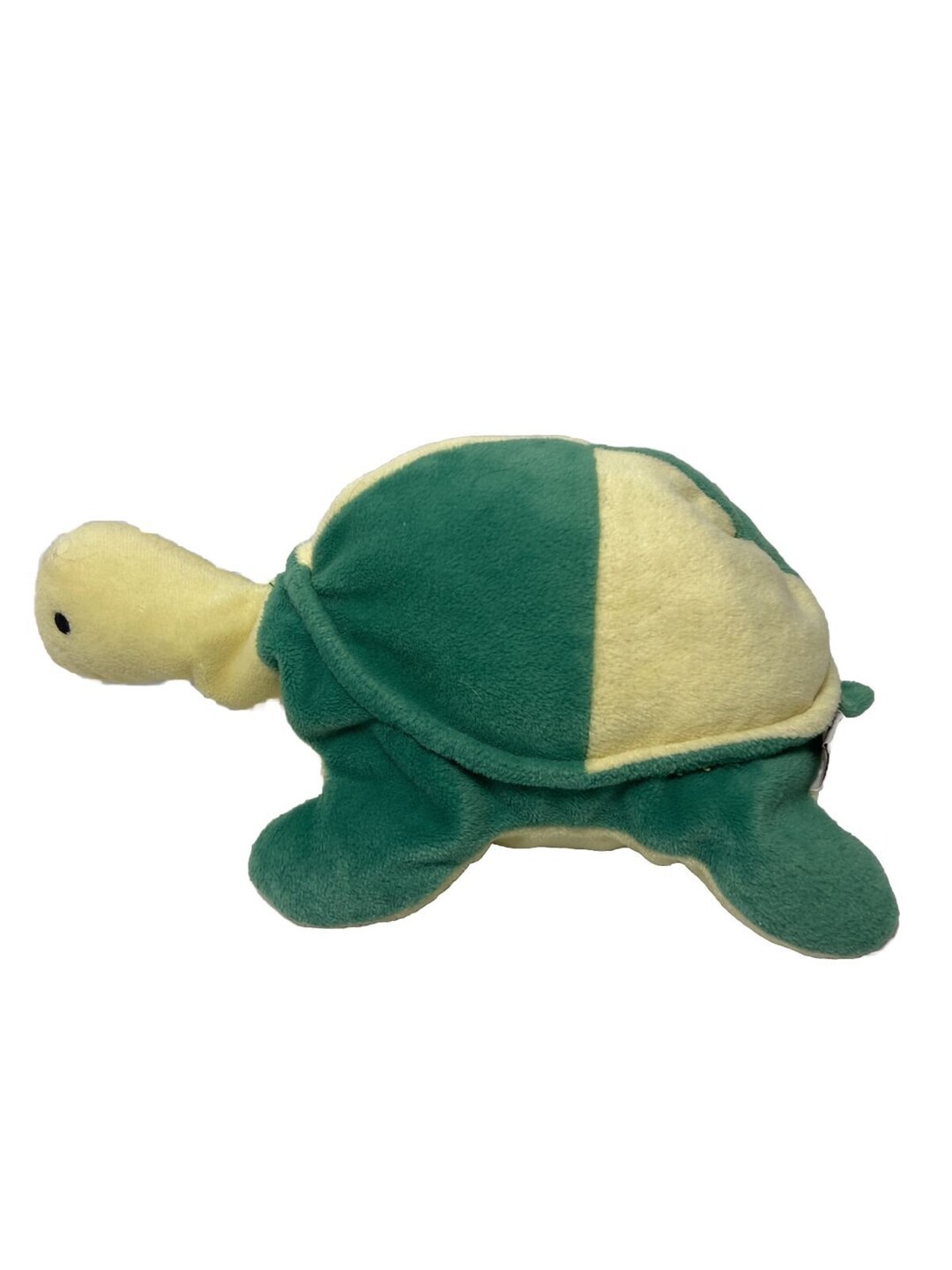 Vintage Plush Ty Turtle Snap Tye Dye Yellow Green Stuffed 1996 Pillow ...