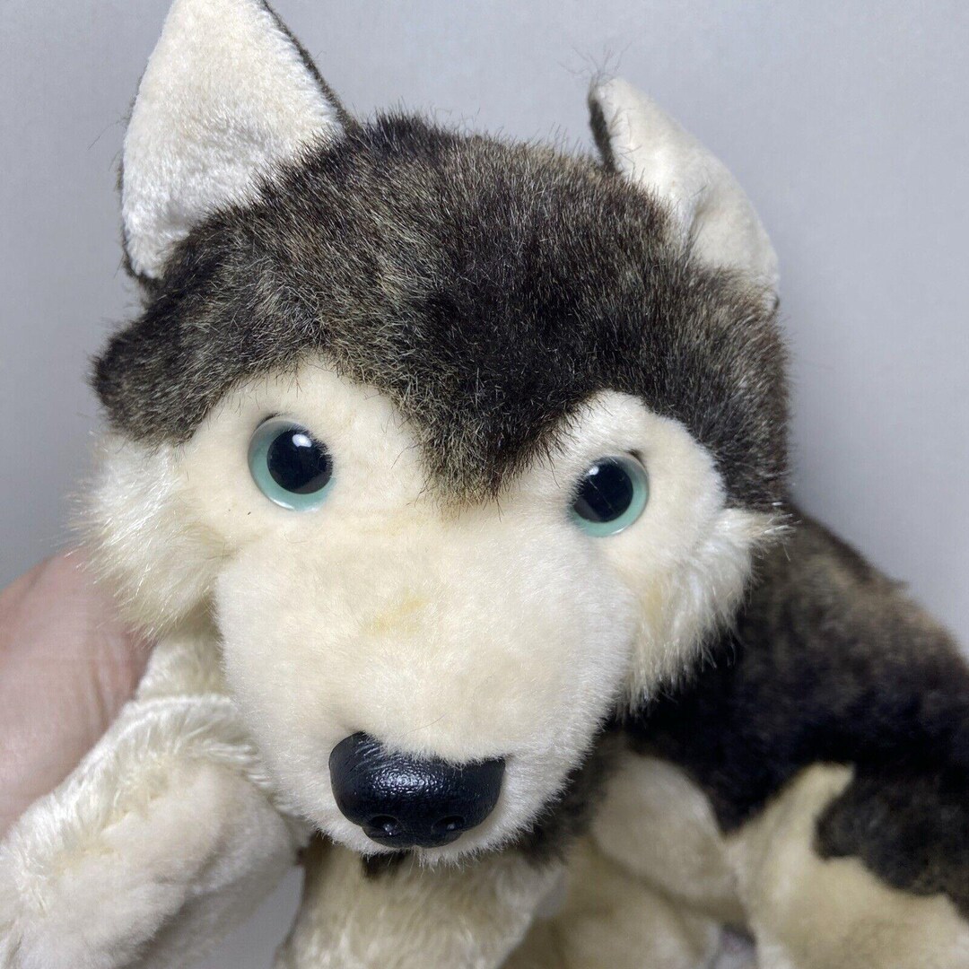 TY Classic Musher Husky Plush Wolf Dog Vintage 2003 Stuffed Animal 12 ...