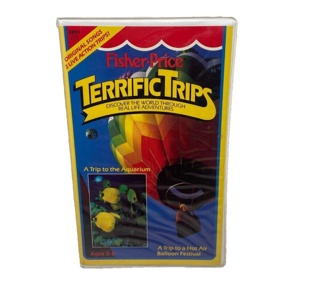 Fisher Price Terrific Trips VHS Vintage 1987 Clamshell Aquarium - Etsy