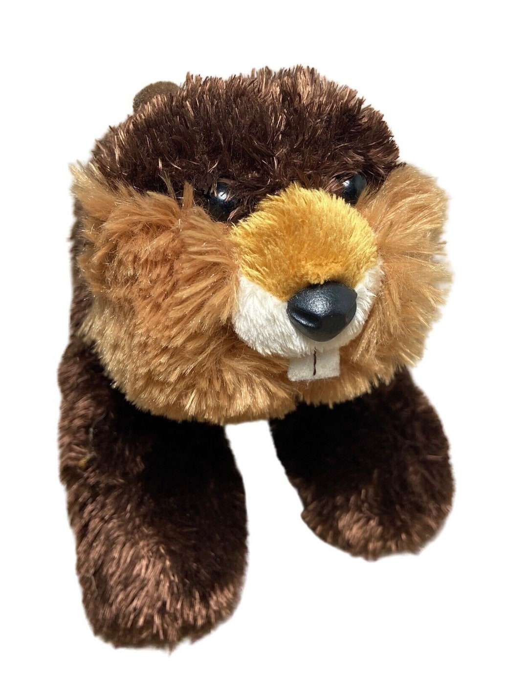 Vintage Plush Aurora Plush White Brown Beaver With Tags 5 Inches High ...