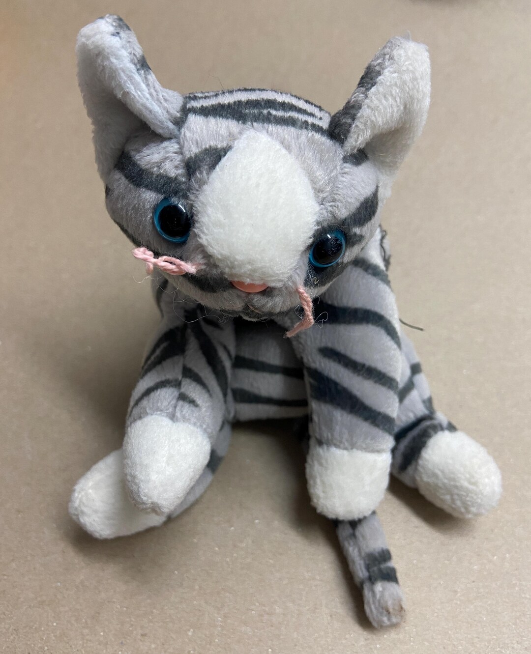 Ty Beanie Babies Prance Gray Tiger Kitten Cat VTG 1997 No Paper Hang ...