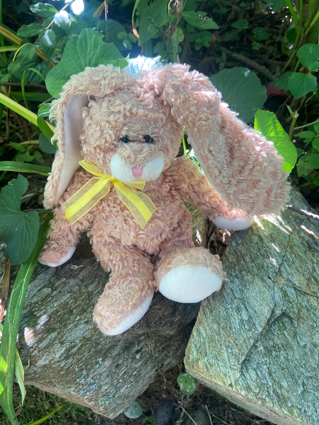 Ty Beanie Baby Plush Harrison Bunny Rabbit Soft Toy Stuffed Beans 2004 ...