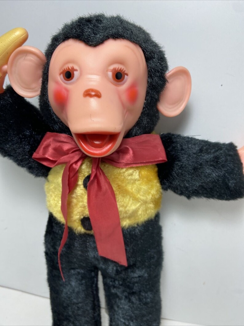 Vintage Rubber Faced Zippy Mr Bim Plush Toy Monkey Chimp Howdy Doody - Etsy