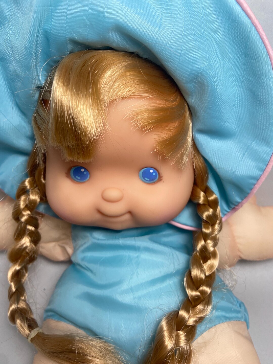Vintage Fisher-price Puffalump Kids Toys 1990s Plush Doll Blue No Dress ...