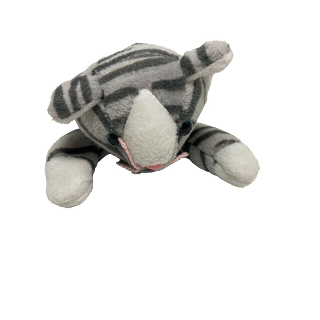Ty Beanie Babies Prance Gray Tiger Kitten Cat VTG 1997 No - Etsy