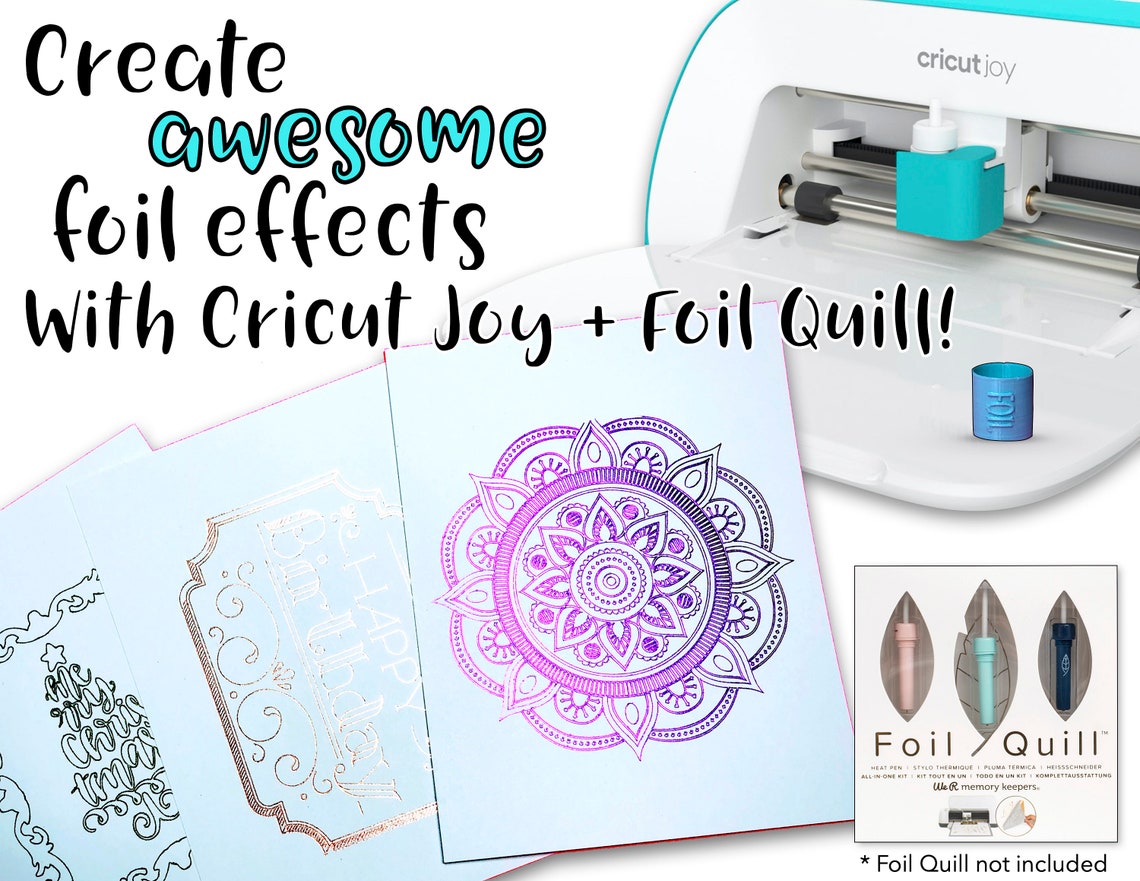 Cricut Joy Foil Quill Adapter Awesome Foil Effects | Etsy