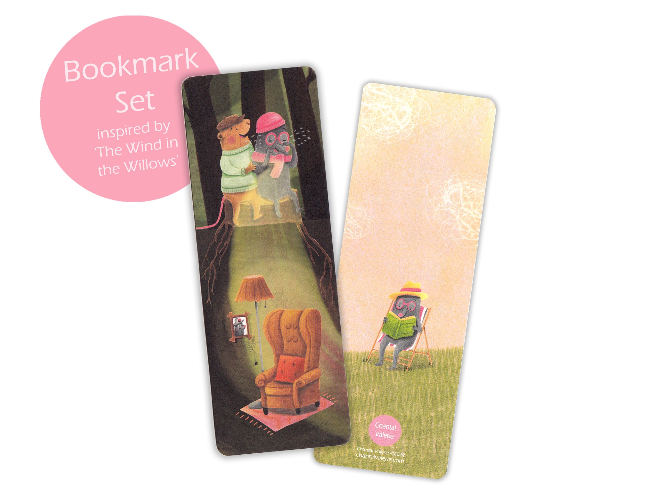 Bookmark Set the Wind in the Willows Great Gift for - Etsy New Zealand