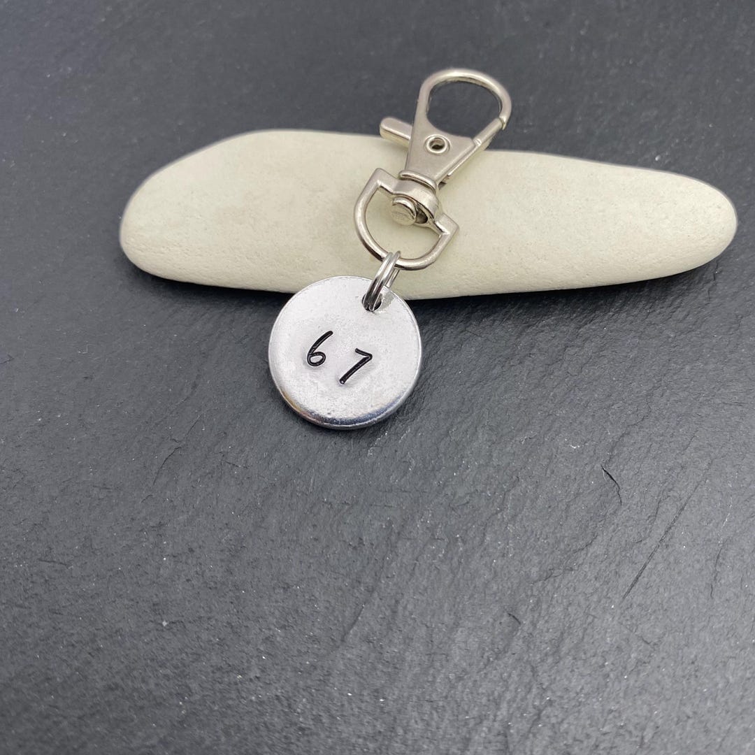 67 Gift, 67 Bag Clip, Bag Charm, Gift for Boys, Gift for Girls, Trendy ...