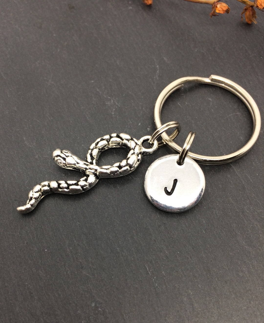 Snake Gift, Personalised Keyring, Pet Snake Gift, Gift for Boyfriend ...
