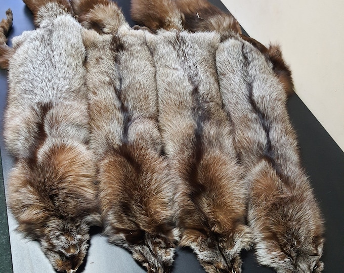 Real Crystal Fox Fur Pelts, Crystal Fox Fur Skin - Etsy