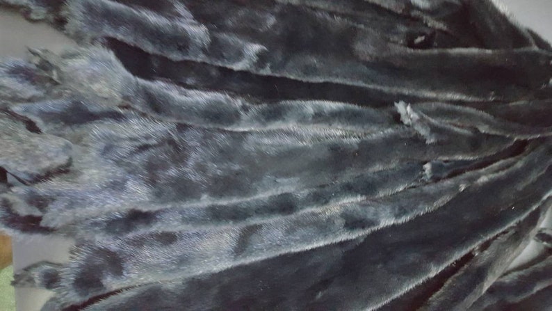 Dark Green Mink Pelt Mink Fur Mink Hide Mink Skin Real | Etsy