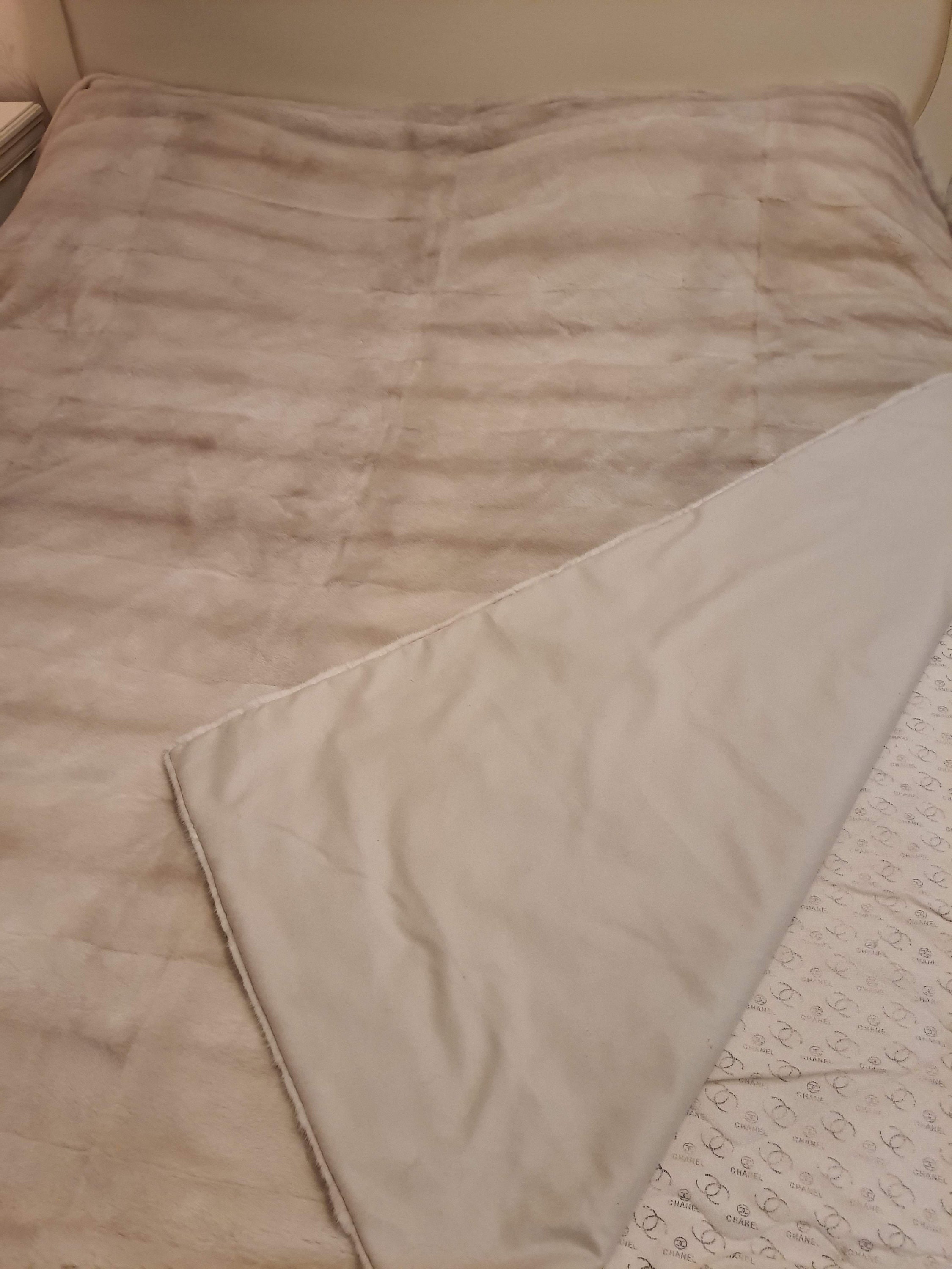 Real Mink Fur Throw Fur Blancket Fur Comforter Fur Rug - Etsy Australia