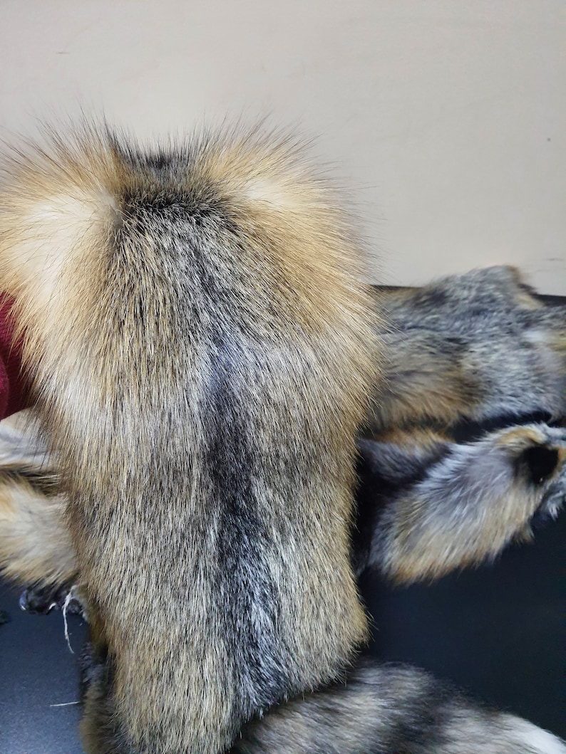 Cross Fox Pelt Fox Pelt Fox Pelts Fox Fur Real Fur Real | Etsy
