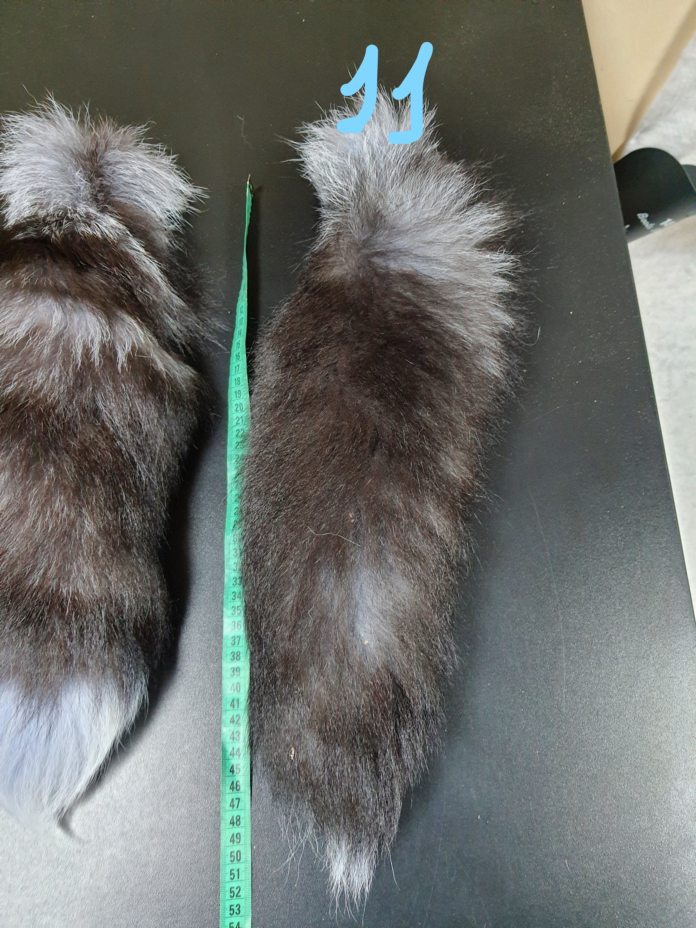 Large Silver Fox Tail Fox Tail Silver Fox Tail Fur Tail | Etsy Australia