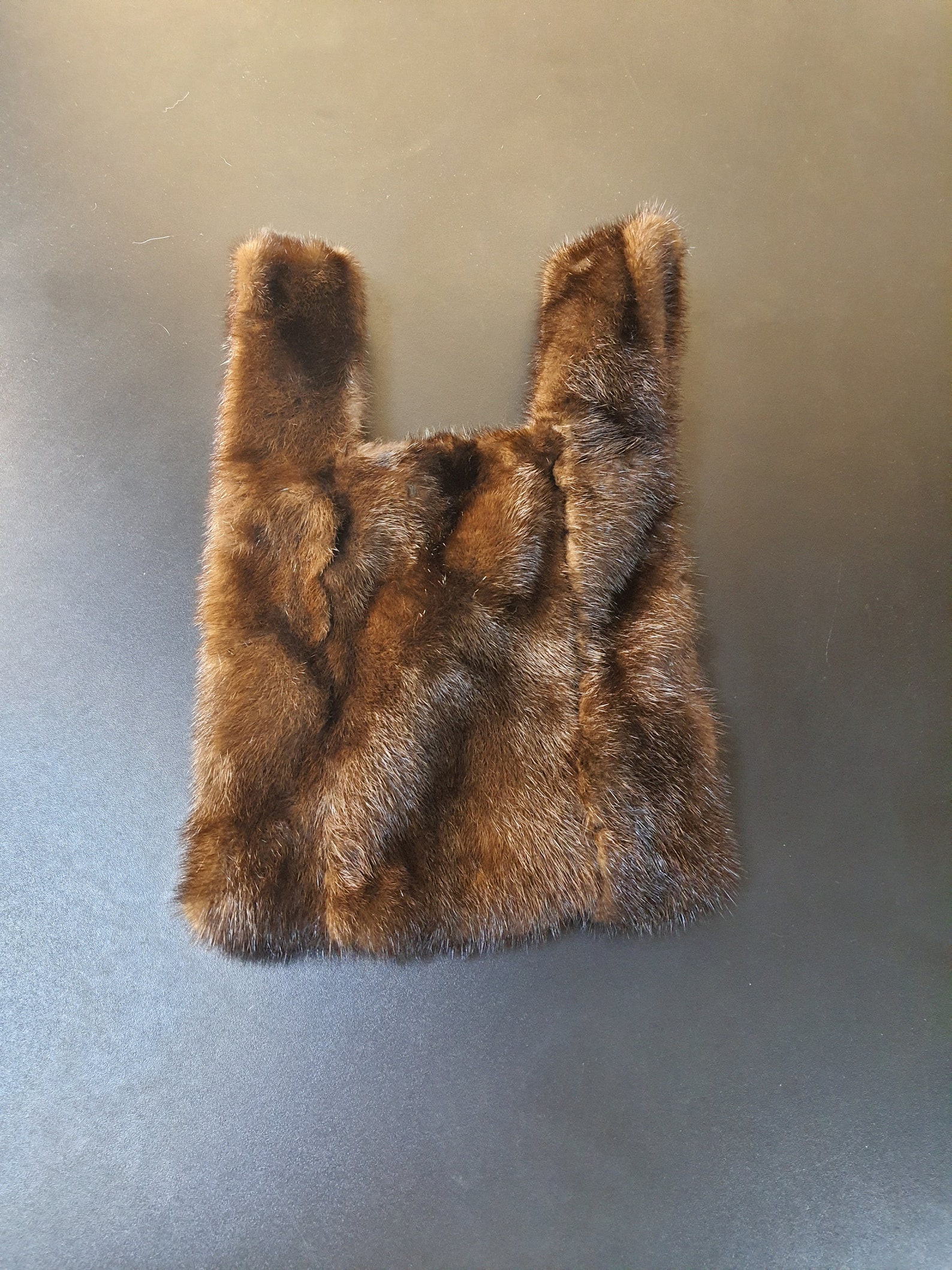 Small Fur Bag Made From Real Mink Fur and Completely Handmade - Etsy