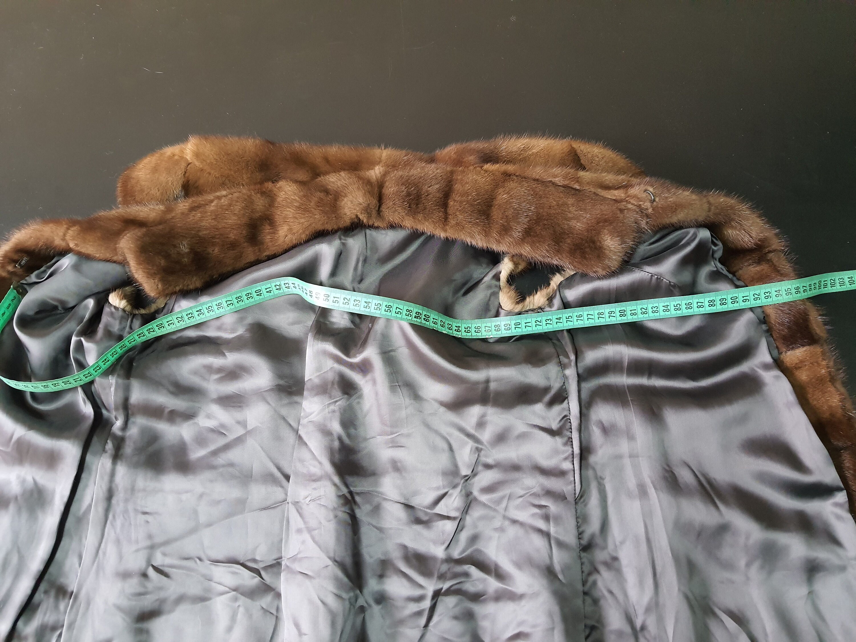 NEW Brown real mink fur vest | Etsy