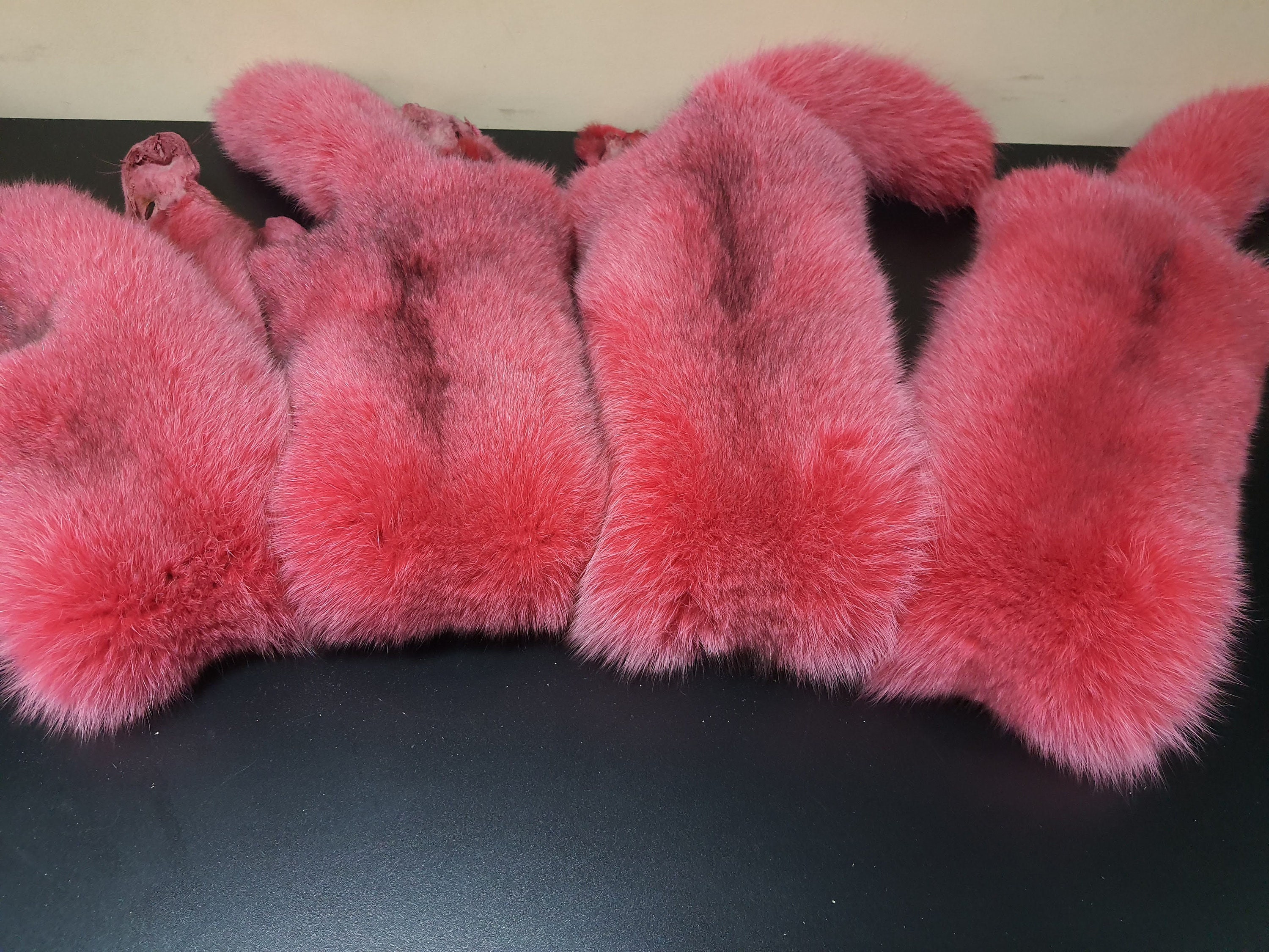 Red Finnish Fox Furry Crimson Polar Fox Crimson Fox Pelt - Etsy