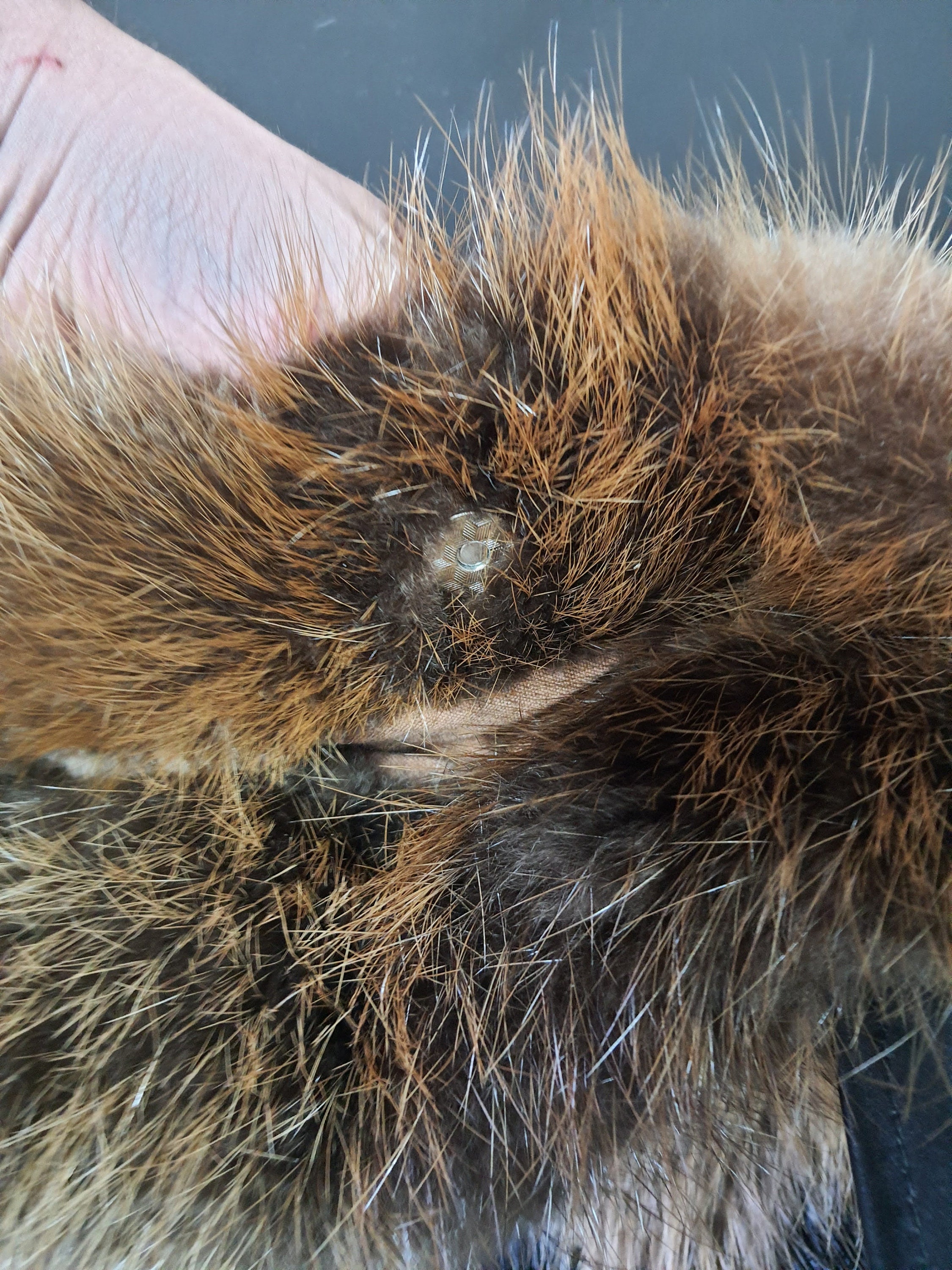 Handmade Real Beaver Fur Bag Made From Real Bever Fur With - Etsy