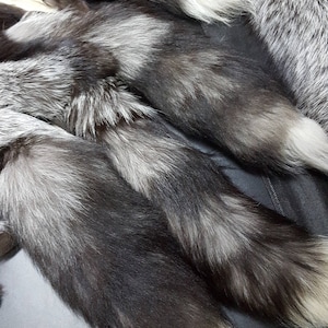 Finnish Silver Fox Furry Silver Fox Silver Fox Pelt Fox - Etsy