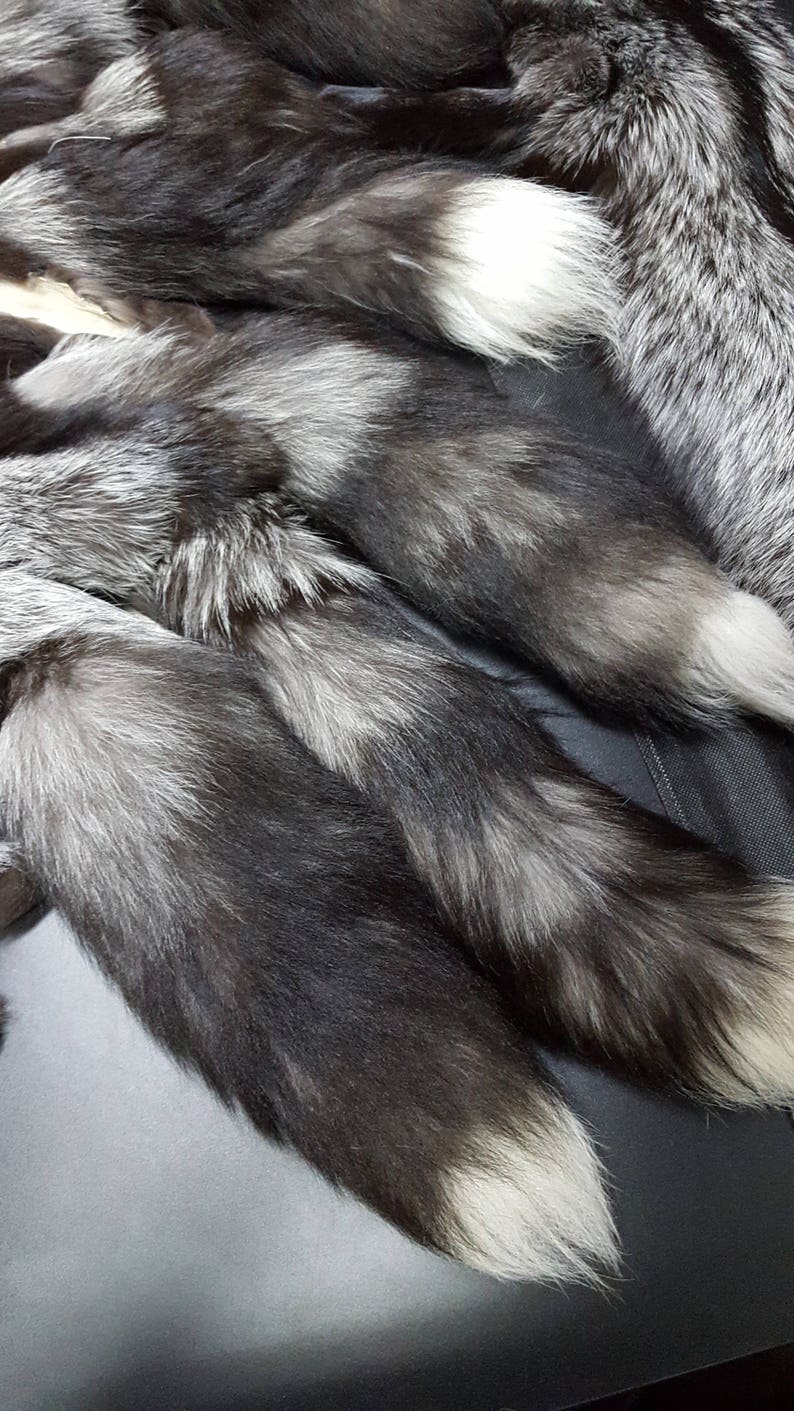 Finnish Silver Fox Furry Silver Fox Silver Fox Pelt Fox - Etsy