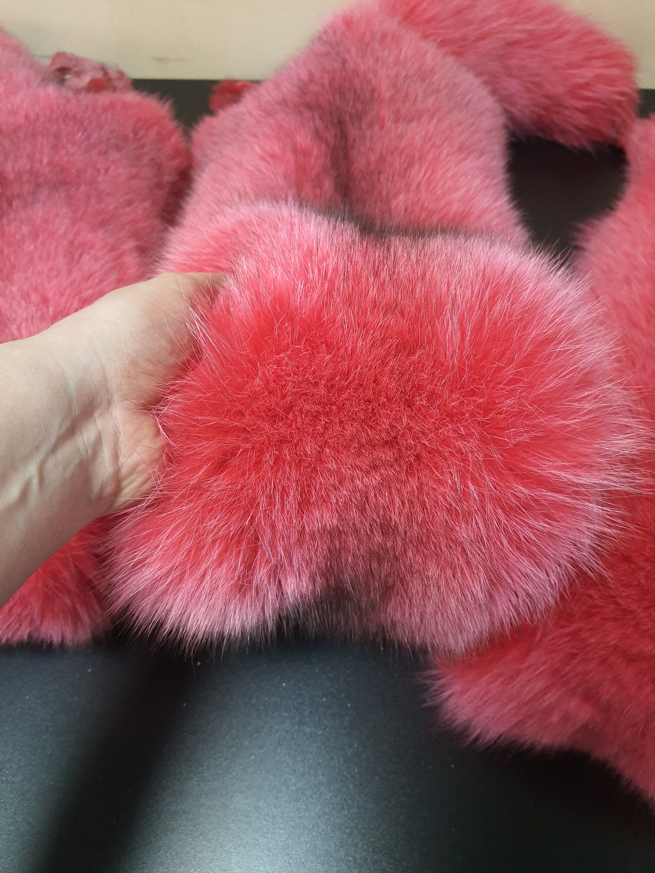 Red Finnish Fox Furry Crimson Polar Fox Crimson Fox Pelt - Etsy