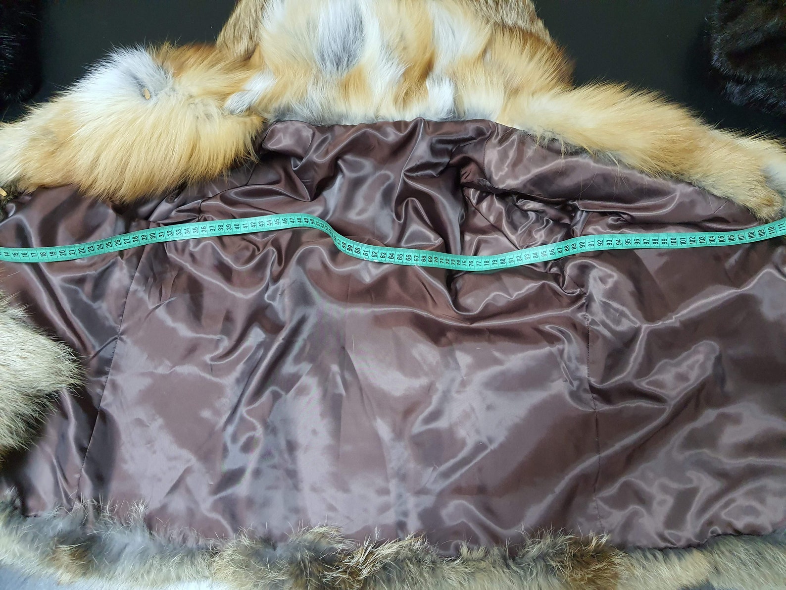 Fox Fur Coat Real Fox Coat Fox Fur Coat Fox Fur Coat Fox - Etsy