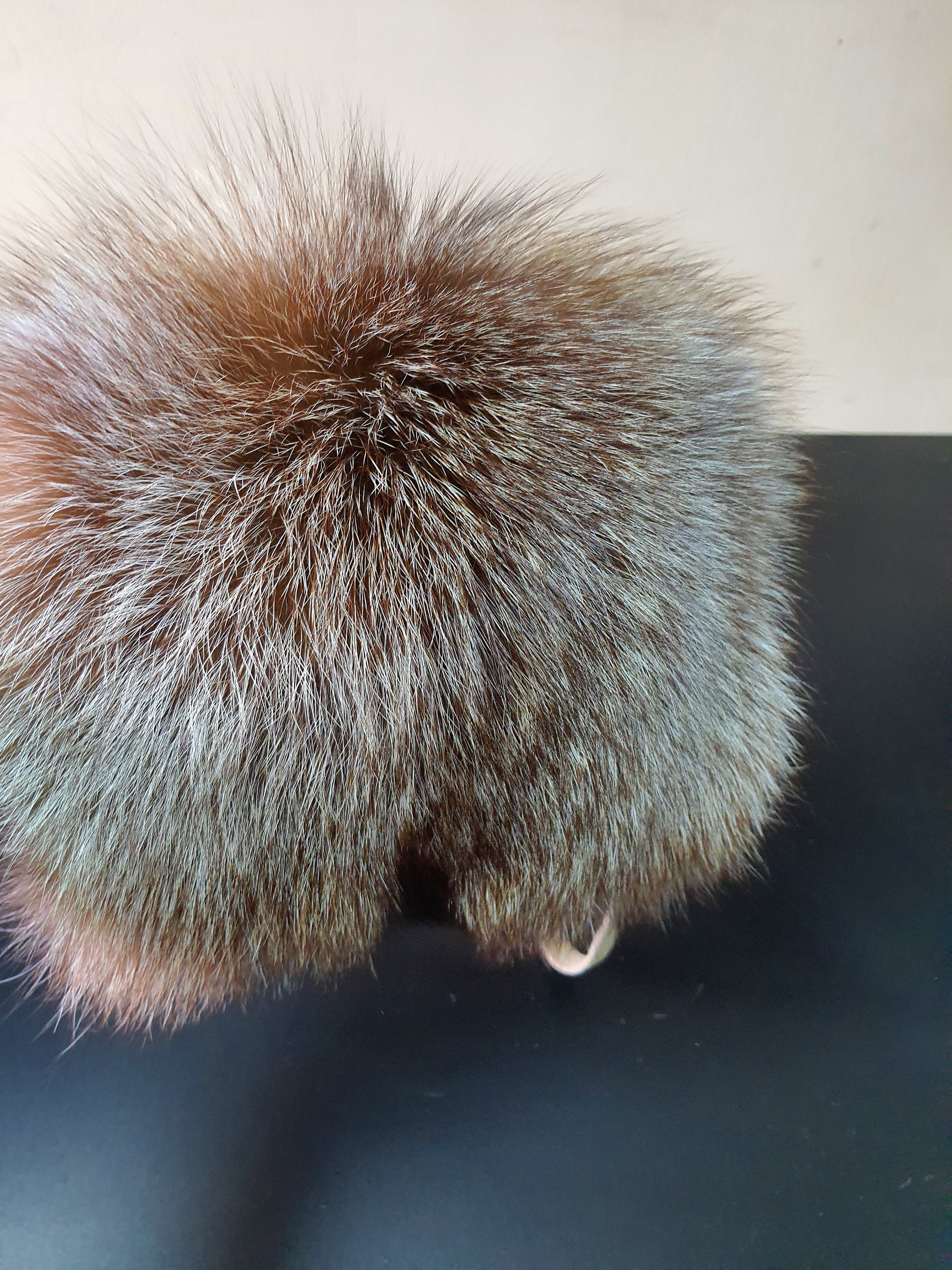 Crystal Fox Fur Muff Muff Fur Muff Real Fur Muff Fur | Etsy