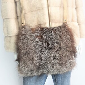 Crystal Fox Fur Muff, Muff, Fur Muff, Real Fur Muff, Fur Coupling ...