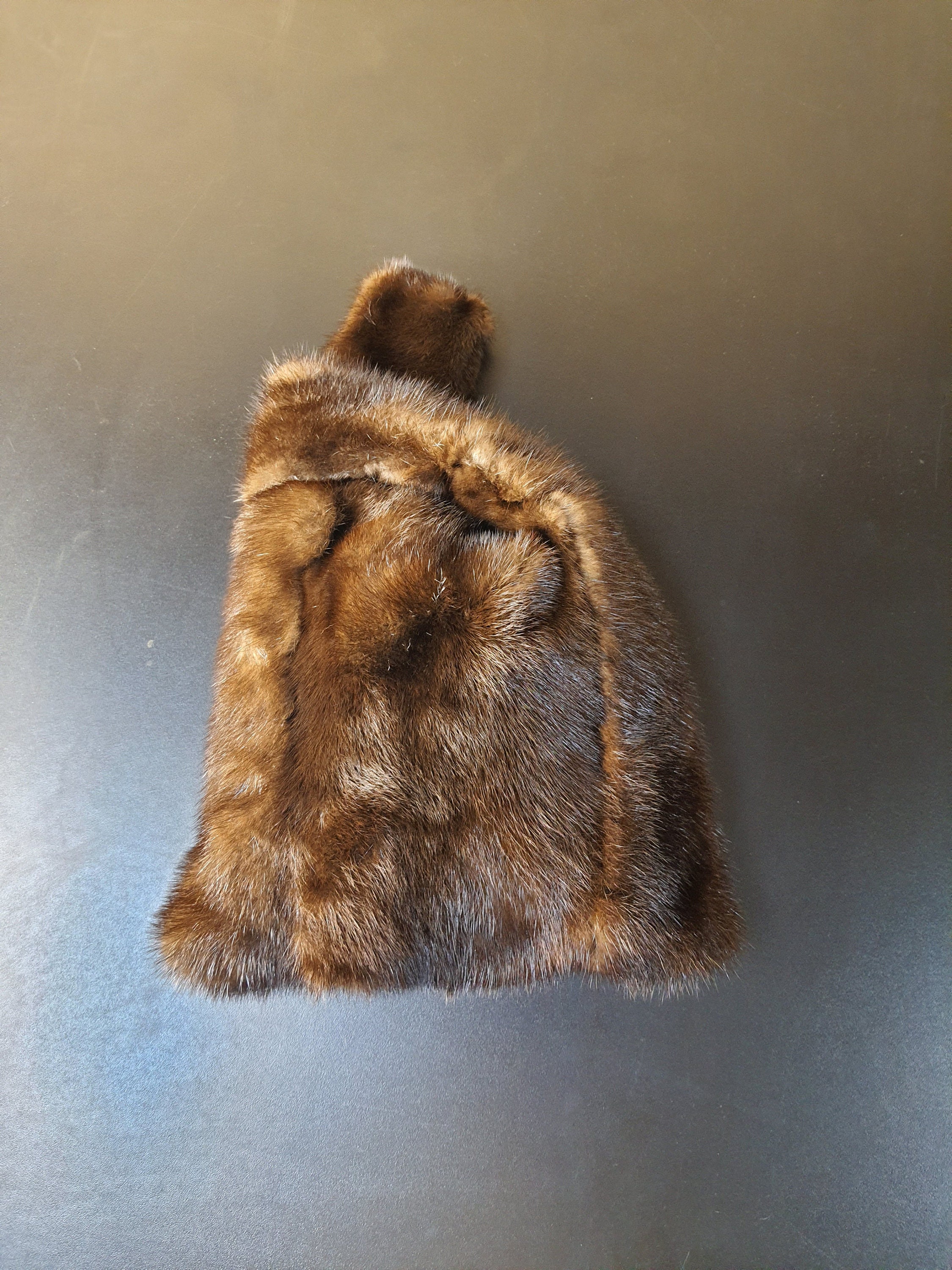 Small Fur Bag Made From Real Mink Fur and Completely Handmade | Etsy