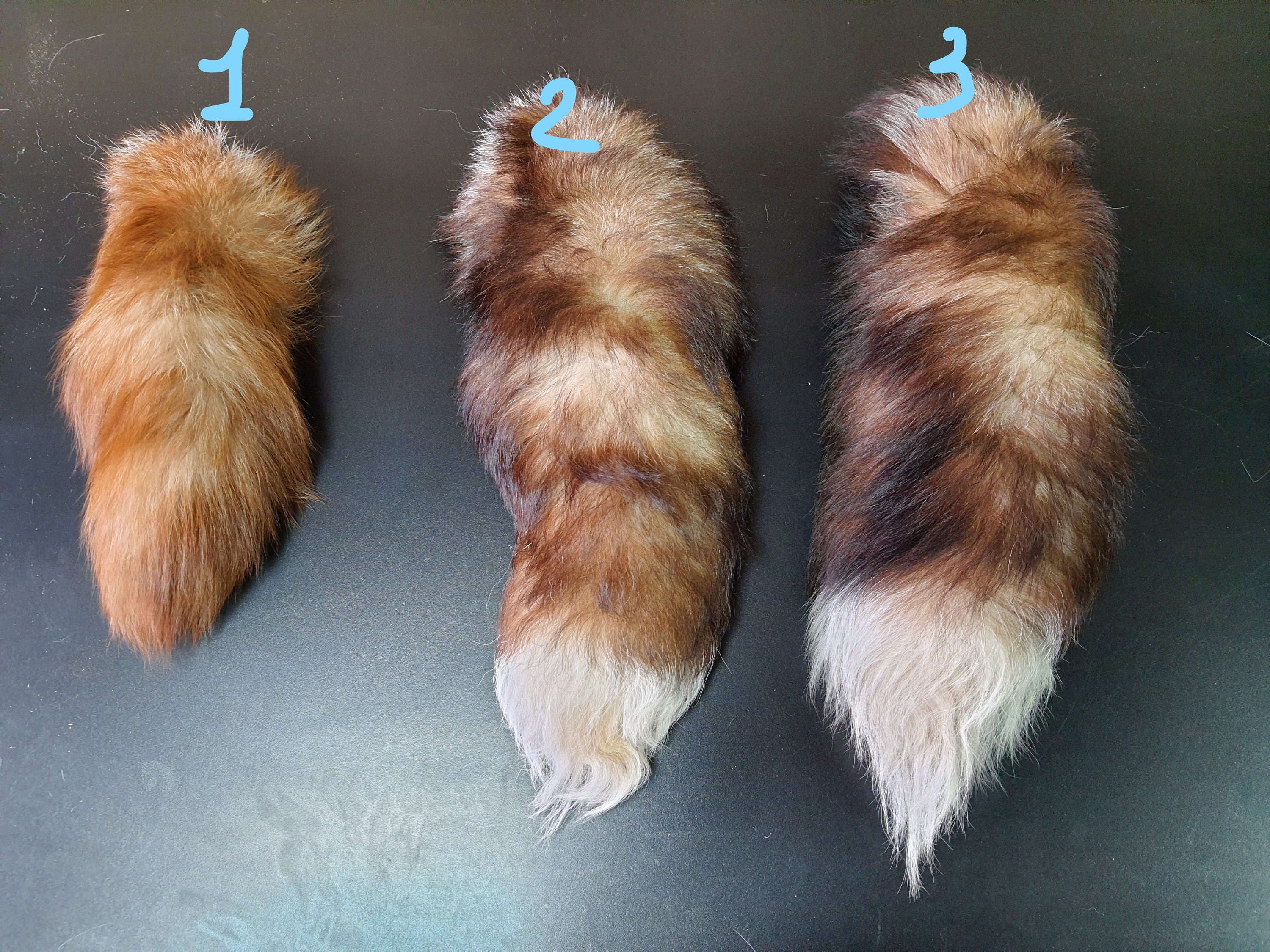 Large Crystal Fox tail fox tail crystal fox tail fur tail | Etsy