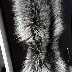 Finnish Silver Fox Furry Silver Fox Silver Fox Pelt Fox - Etsy