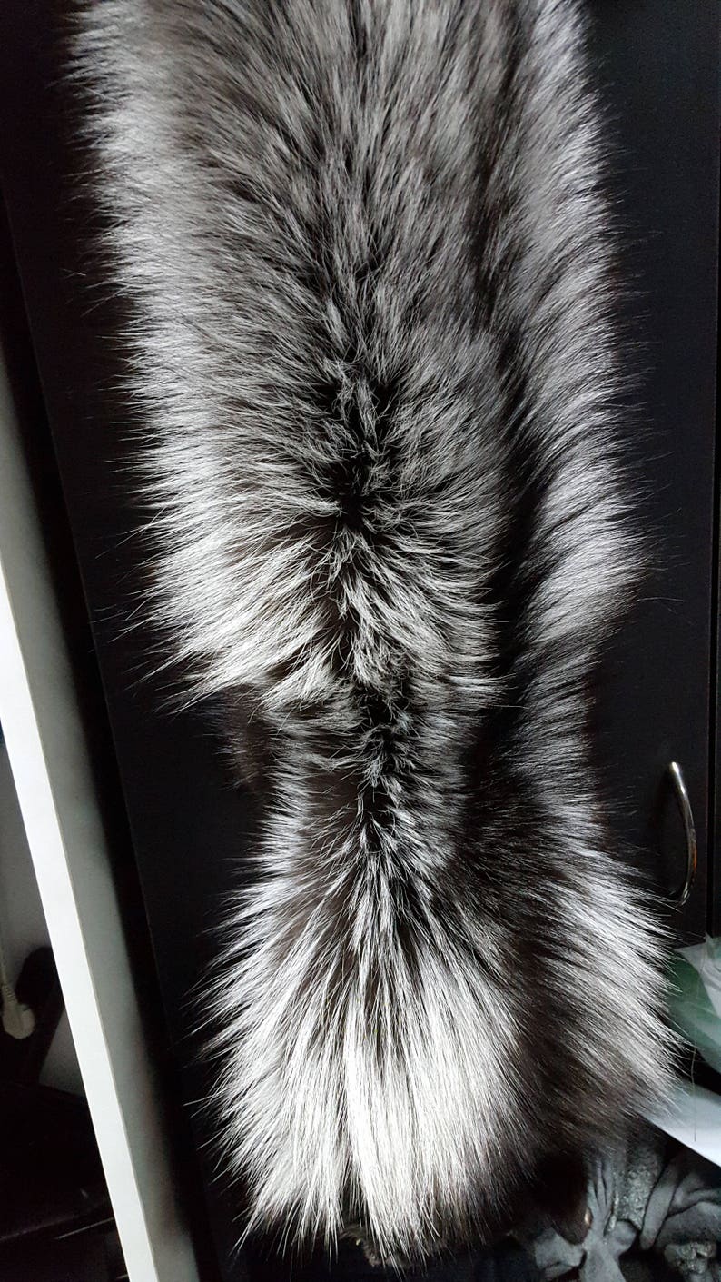 Finnish Silver Fox Furry Silver Fox Silver Fox Pelt Fox - Etsy