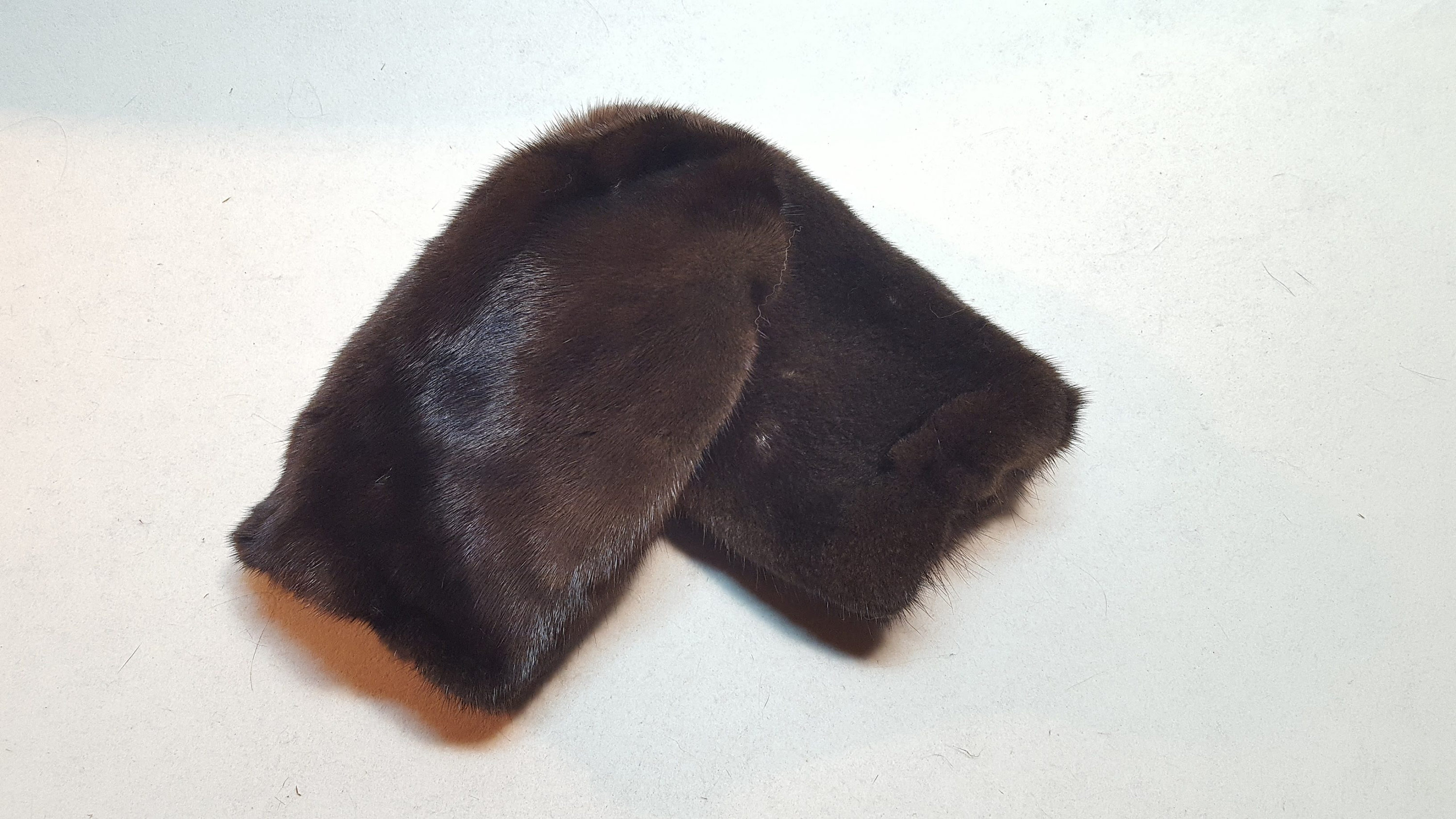 Dark Brown Mink Mittens for Woman - Etsy