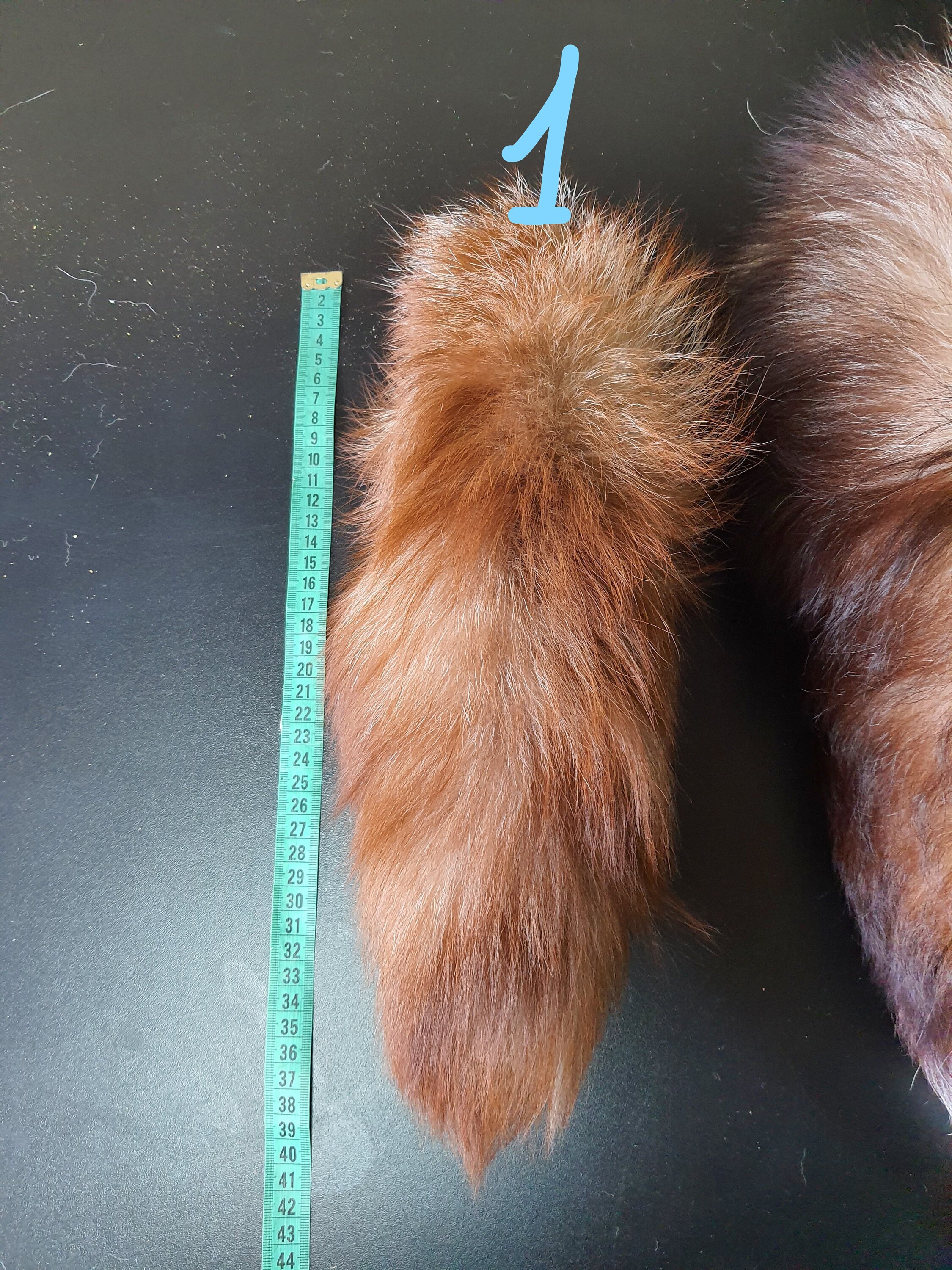 Large Crystal Fox tail fox tail crystal fox tail fur tail | Etsy