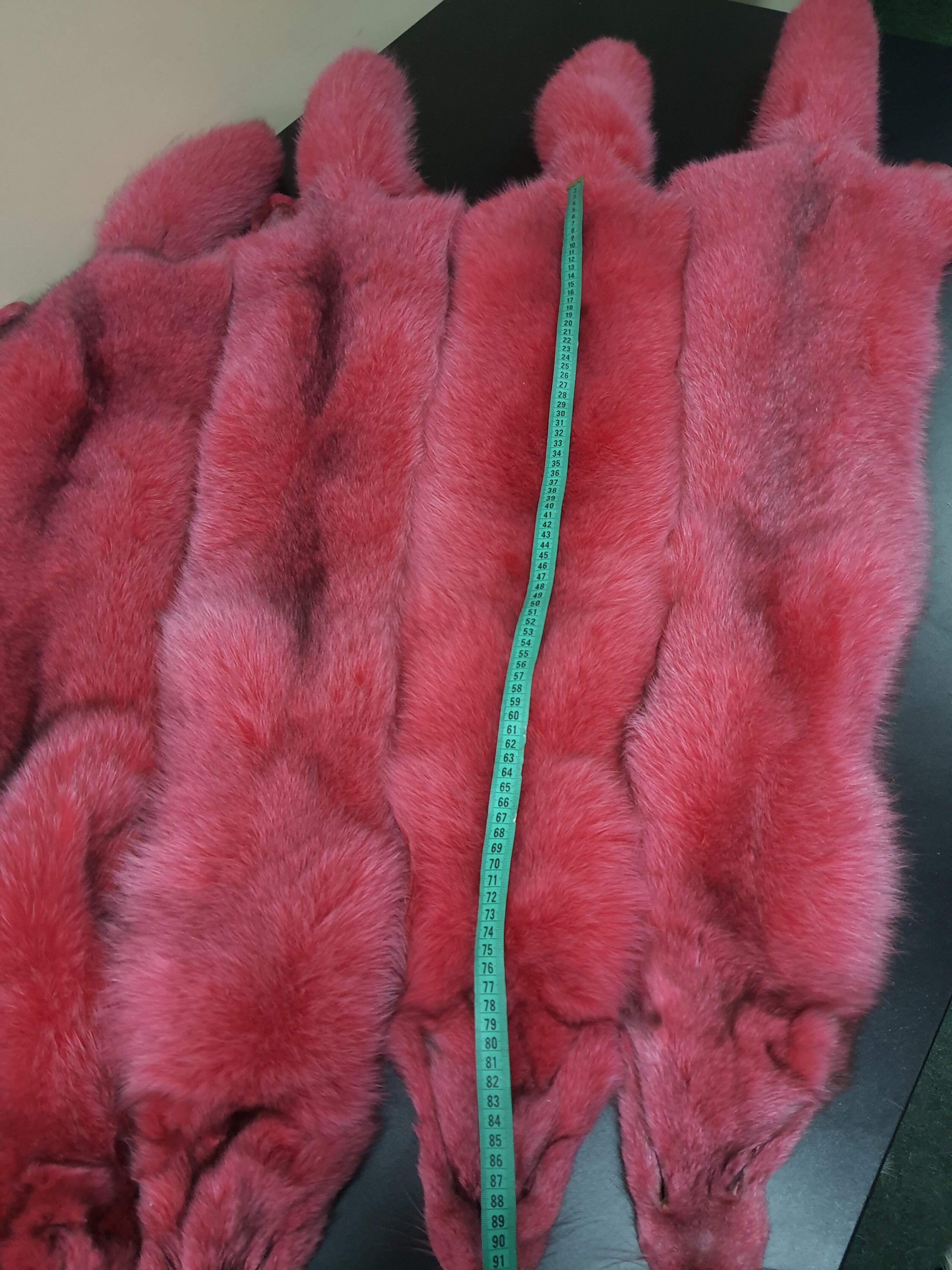 Red Finnish Fox Furry Crimson Polar Fox Crimson Fox Pelt - Etsy