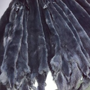 Dark Green Mink Pelt, Mink Fur, Mink Hide, Mink Skin, Real Fur, Genuine ...