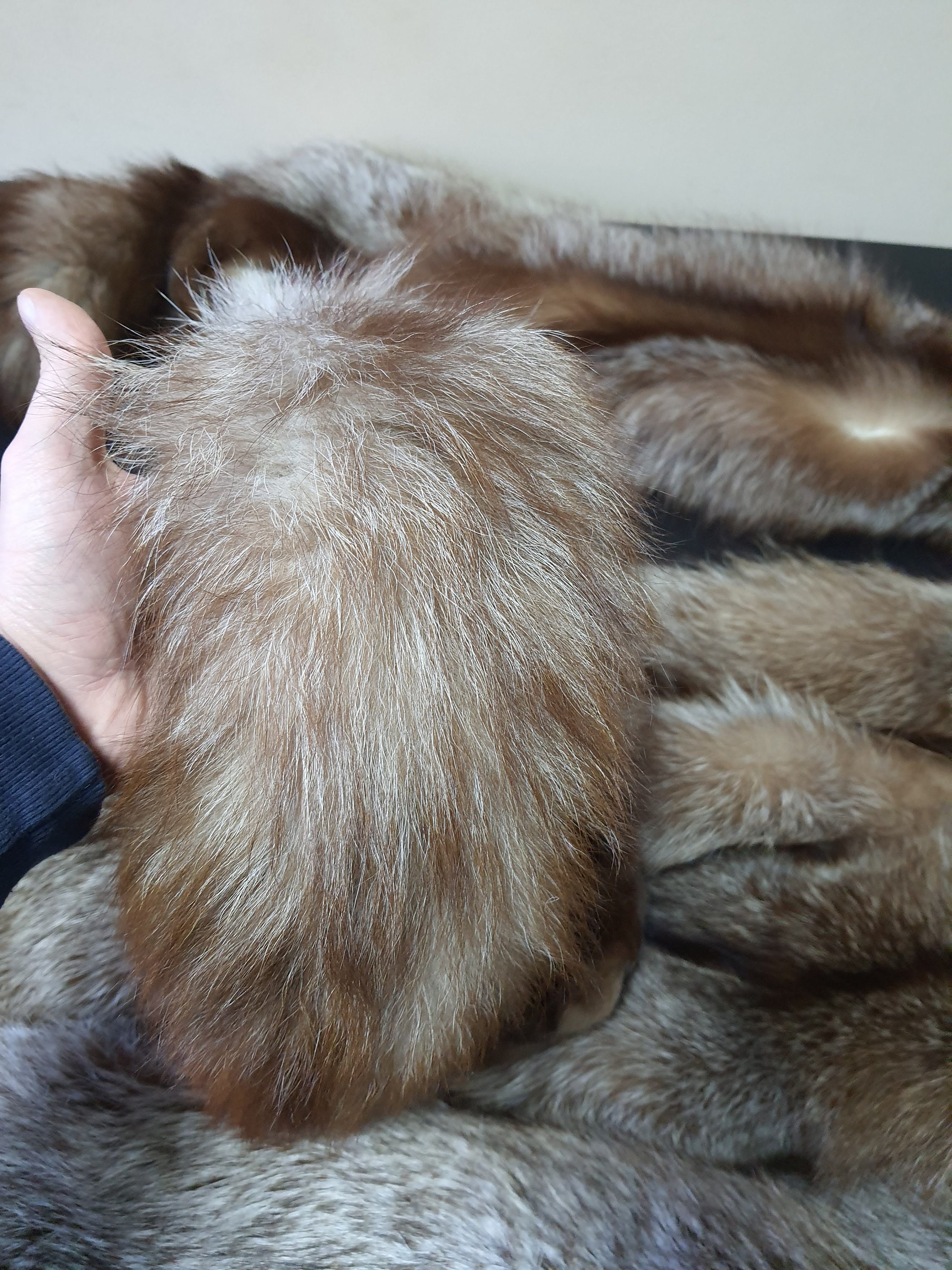 Real Crystal Fox Fur Pelts Crystal Fox Fur Skin - Etsy Australia