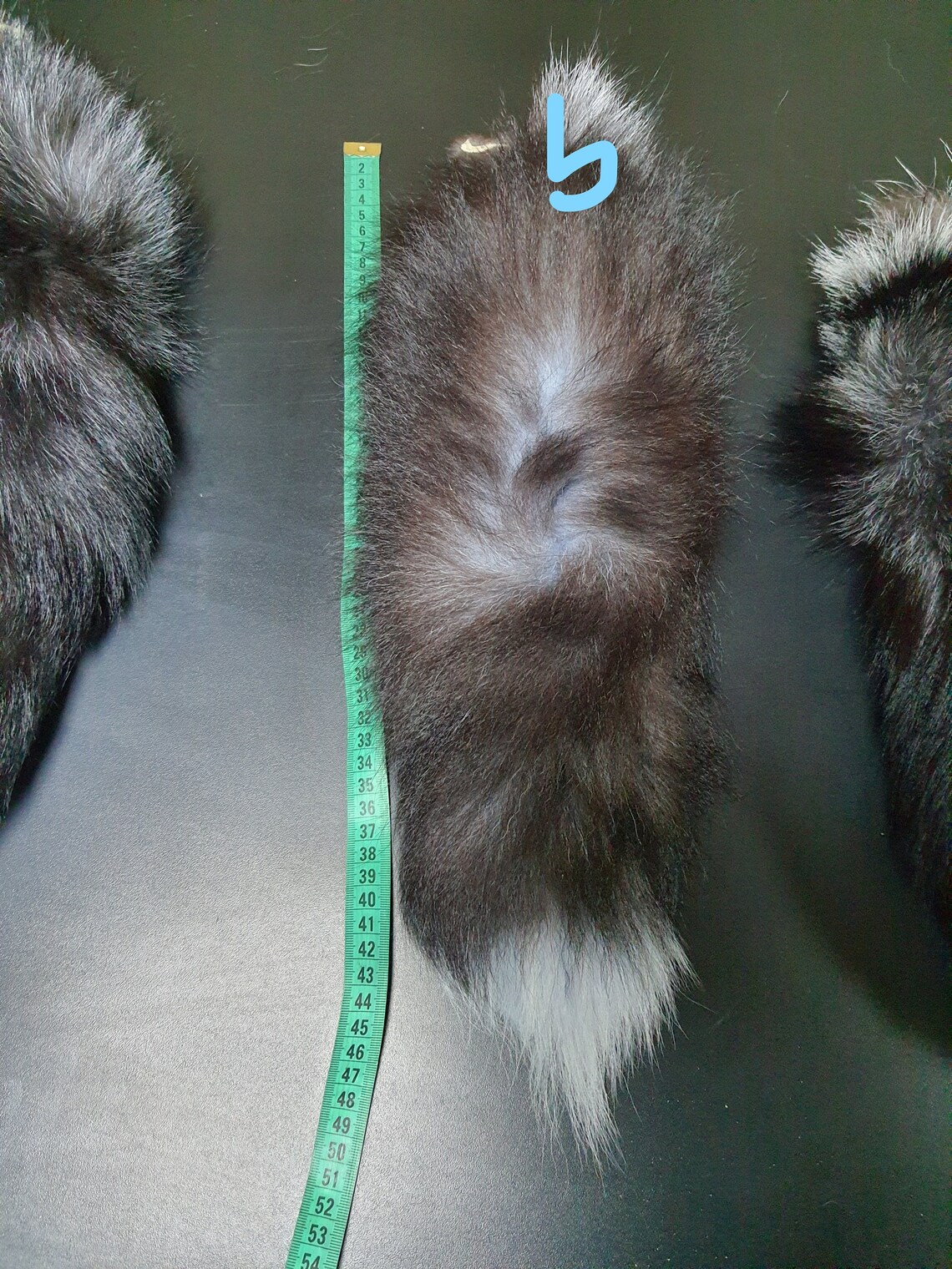 Large Silver Fox tail fox tail silver fox tail fur tail | Etsy