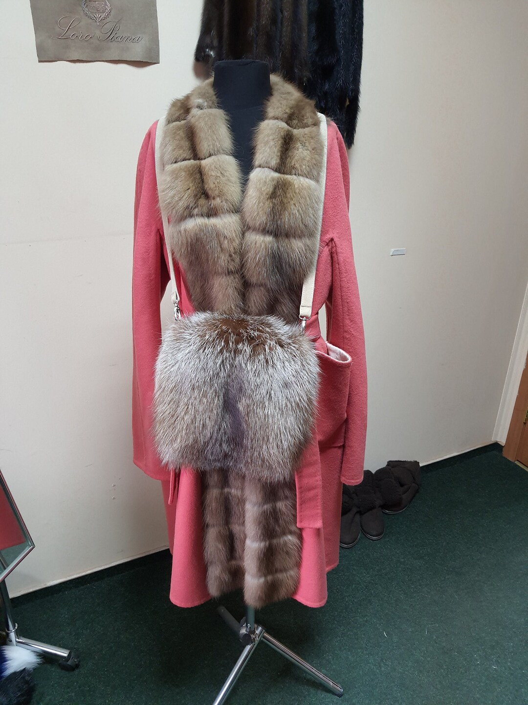 Crystal Fox Fur Muff Muff Fur Muff Real Fur Muff Fur - Etsy