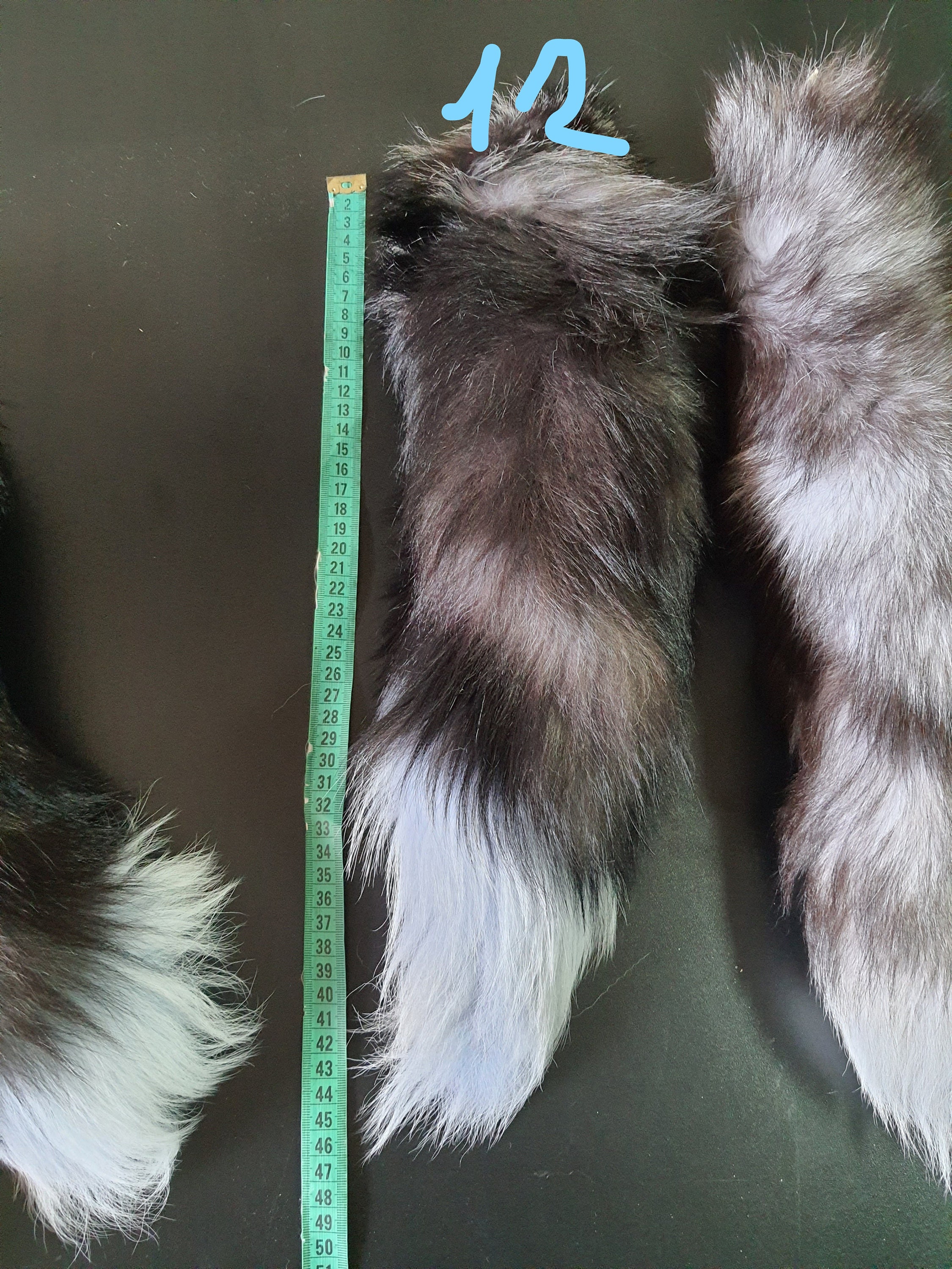 Large Silver Fox Tail Fox Tail Silver Fox Tail Fur Tail - Etsy Australia