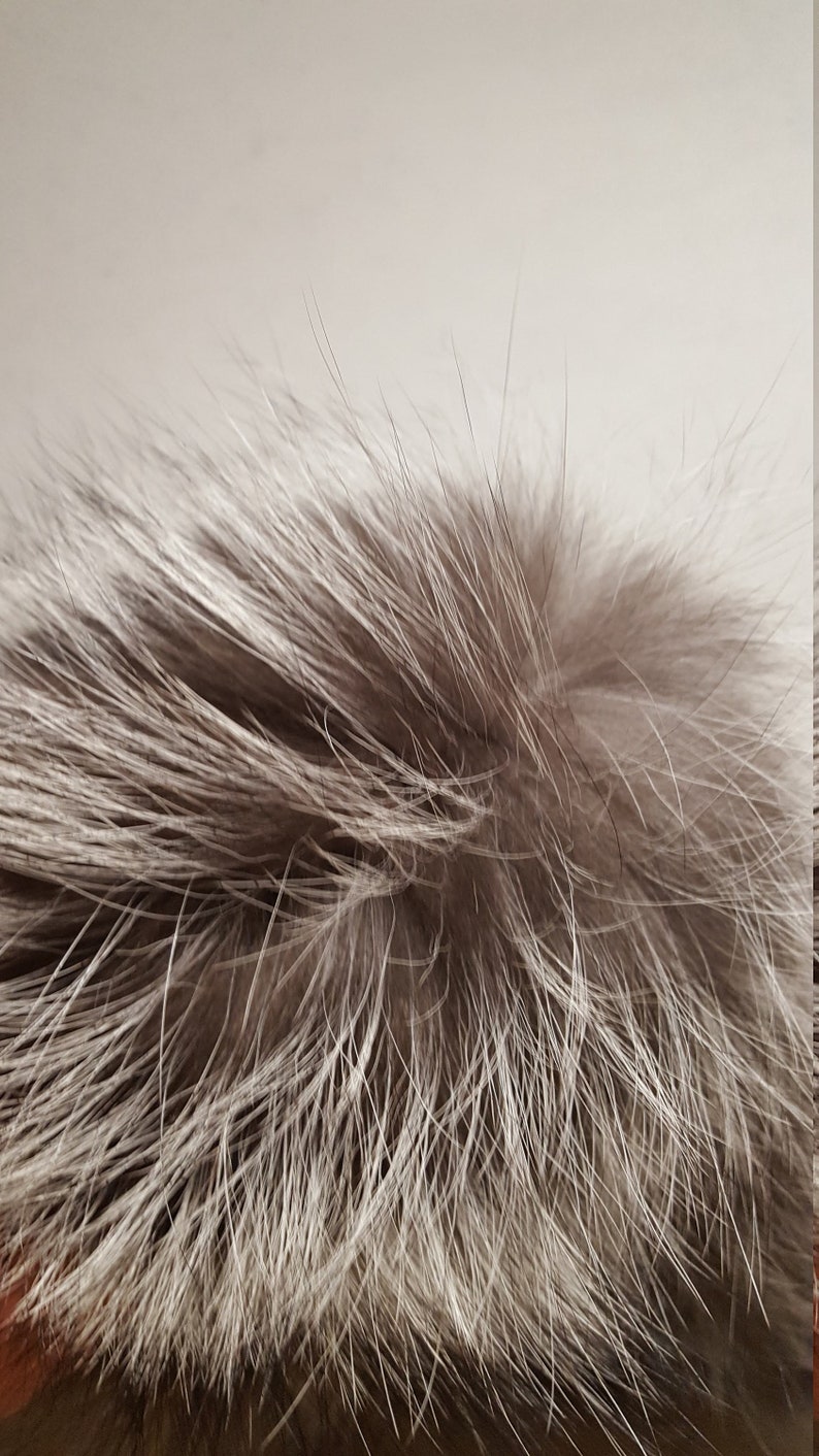 Silver Fox Fur Trim for Hood Furry Stripe for Jacket - Etsy