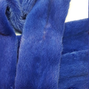 Blue Mink, Mink Fur, Fur, Real Fur, Genuine Mink Fur, Color Mink ...