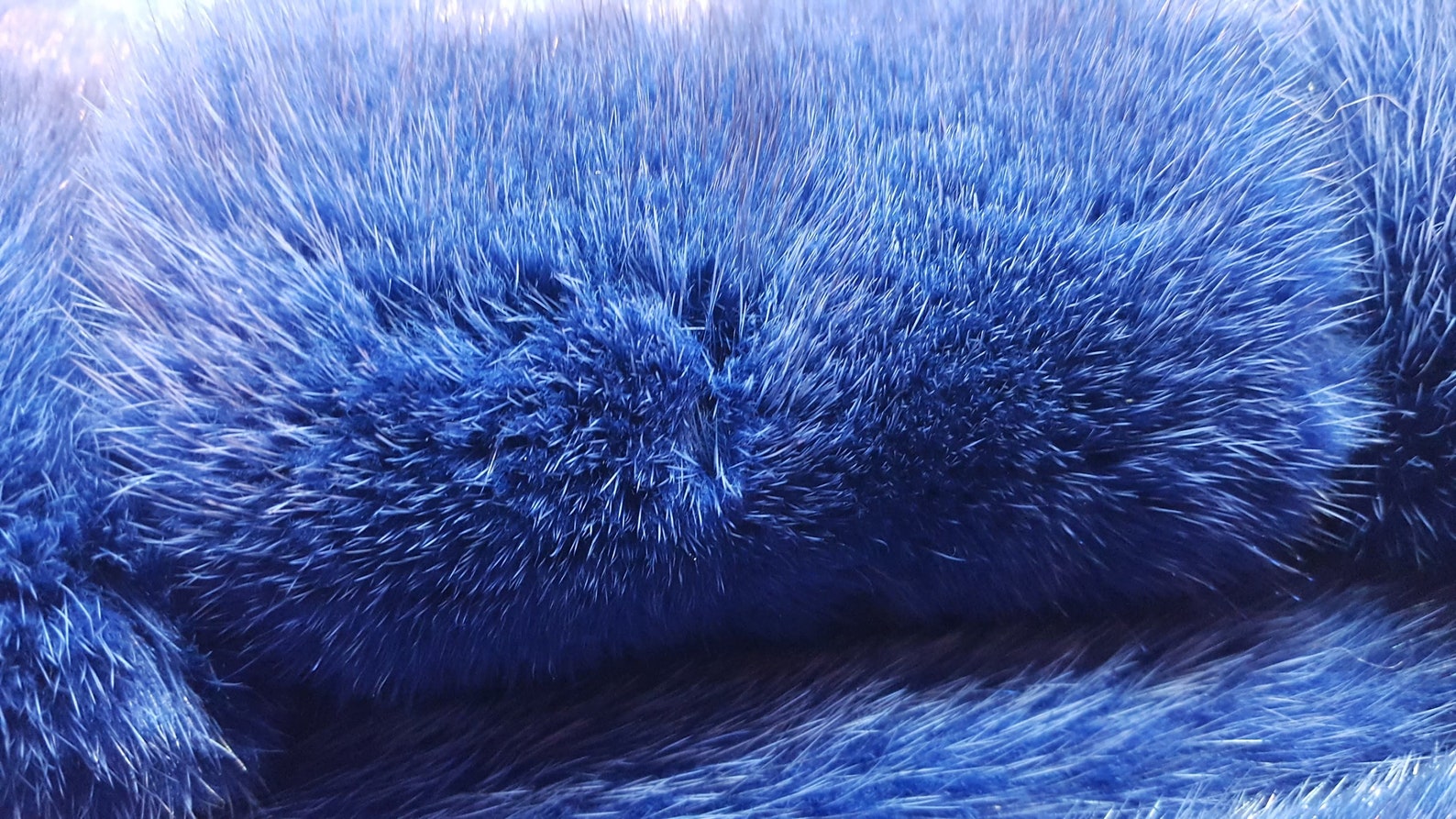 Blue Mink Mink Fur Fur Real Fur Genuine Mink Fur Color - Etsy