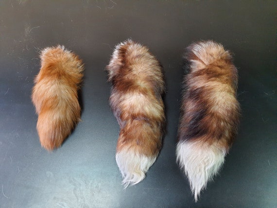 Large Crystal Fox tail fox tail crystal fox tail fur tail | Etsy