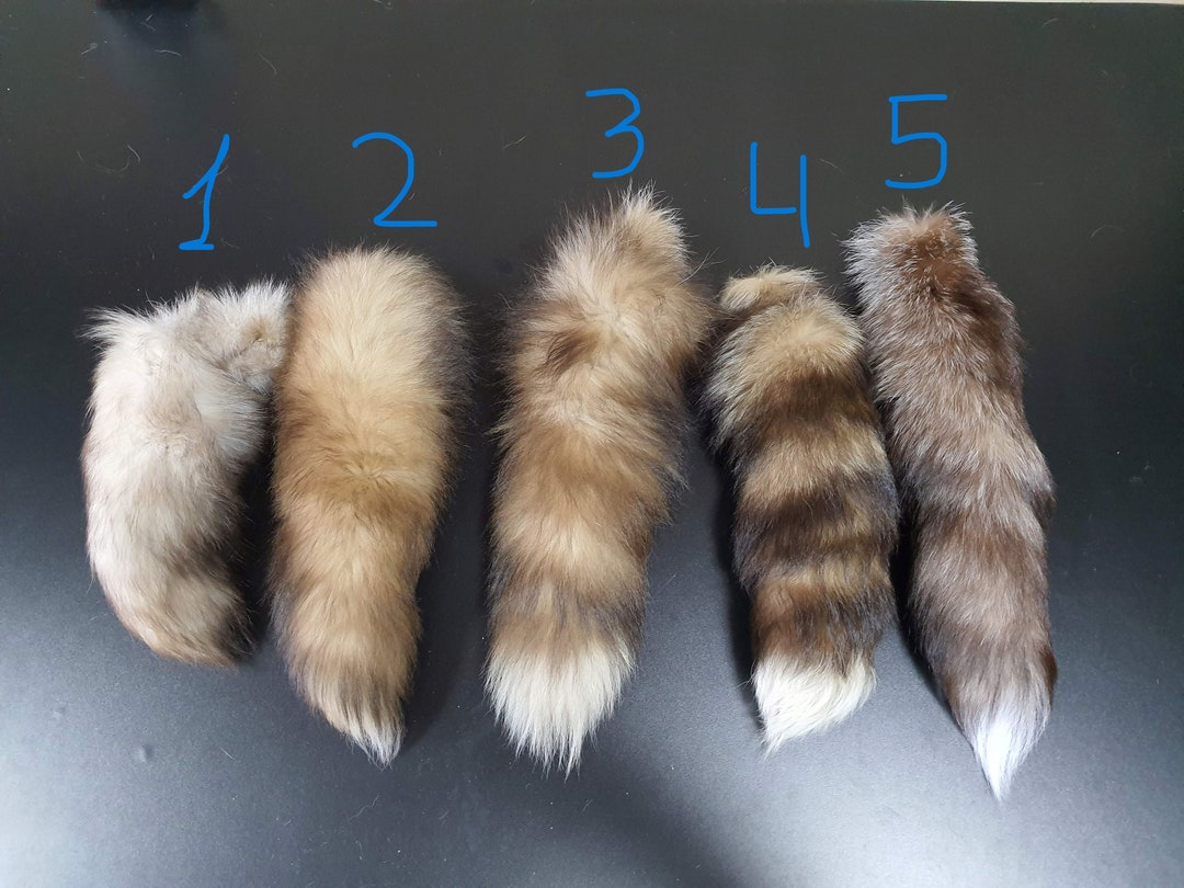 Large Crystal Fox Tail, Fox, Tail, Crystal Fox Tail, Fur Tail, Fox Fur ...