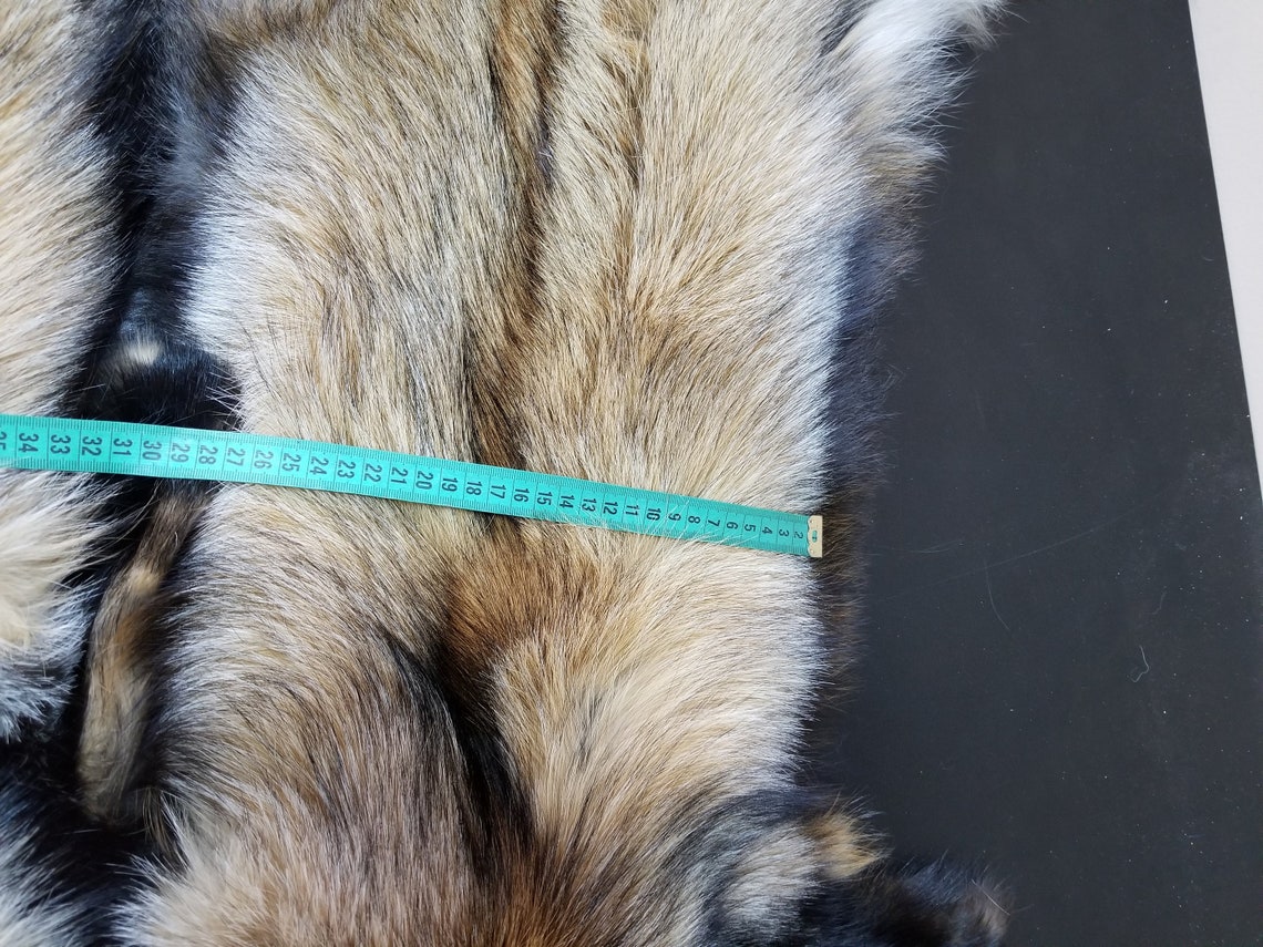 Cross fox pelt fox pelt fox pelts fox fur real fur real | Etsy
