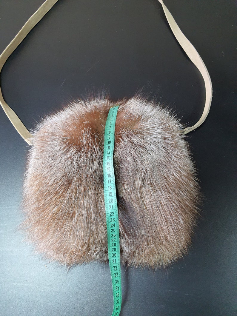 Crystal Fox Fur Muff Muff Fur Muff Real Fur Muff Fur - Etsy
