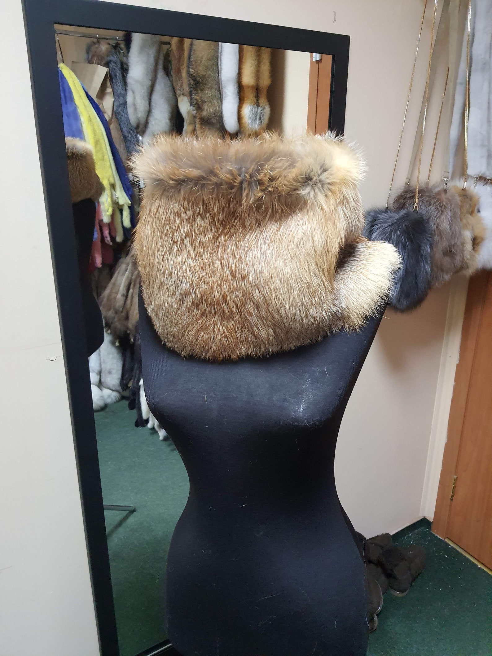 Real Fur Snood for Women Fox Fur Snood Fur Cowl Fox Fur - Etsy