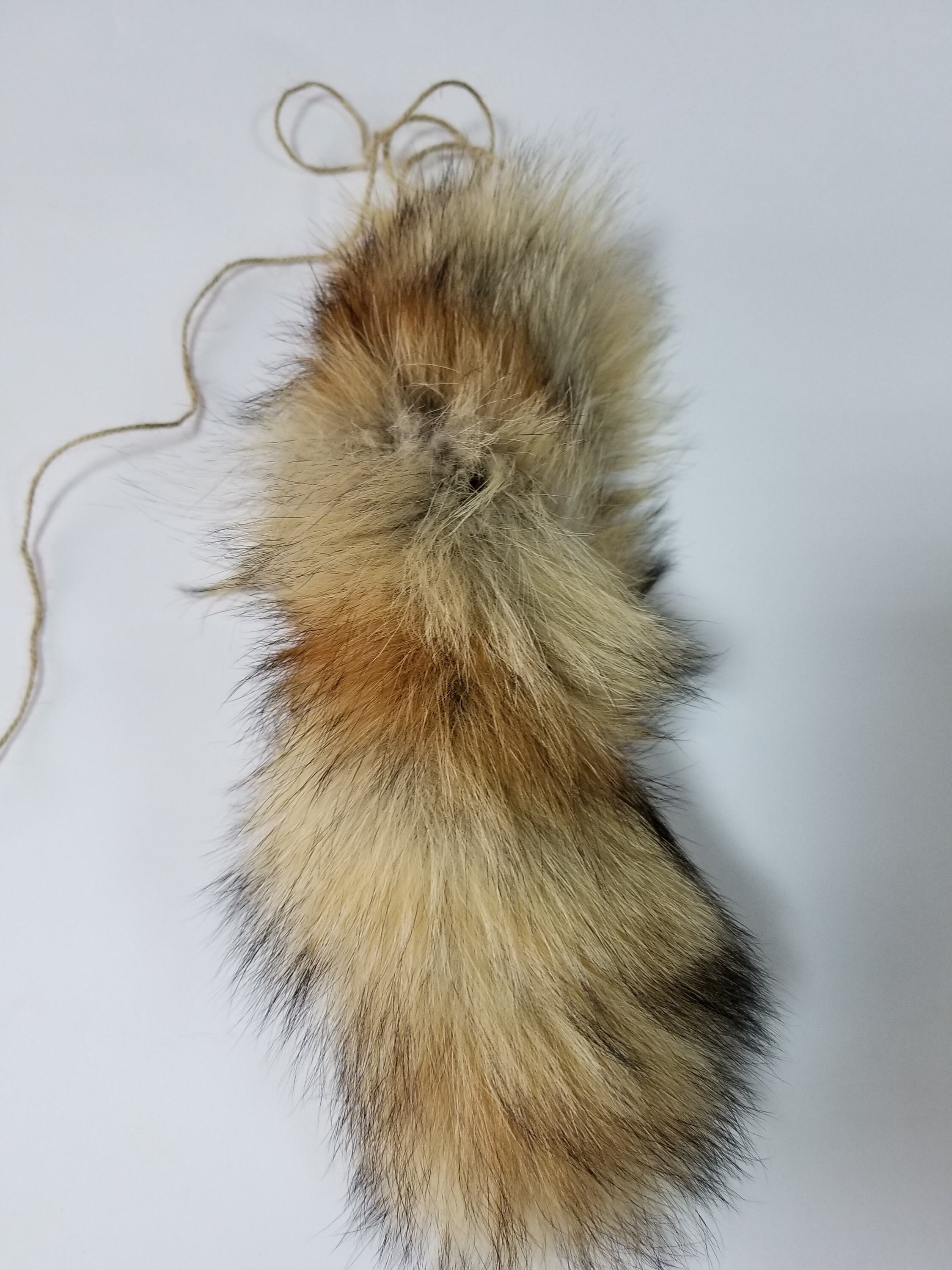 Fur cat toy made from real fox fur | Etsy